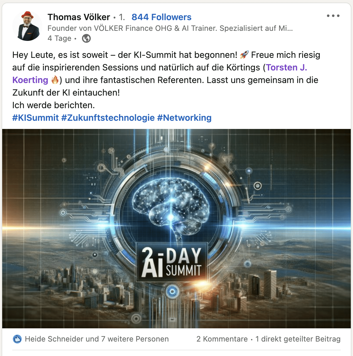 KI-Summit Germany 2026... Klarheit … Community … Umsetzung … Wachstum ...